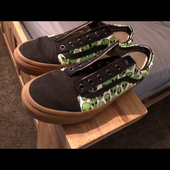 Vans | Shoes | Custom Alien Vans | Poshmark